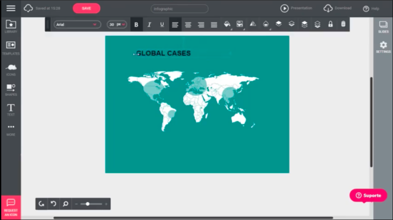 Tutorial video: creating a map infographic template - Mind the Graph Blog