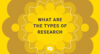 Quels sont les types de recherche