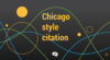 La citation selon le style de Chicago en toute simplicité : formatage ...