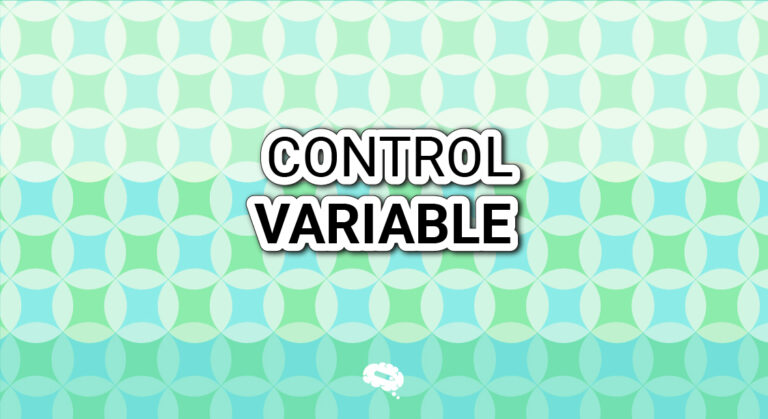 Understanding Control Variables In Experiments