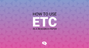Learn How to Use Etc in a Research Paper